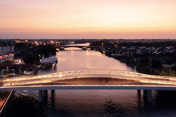 Dawn Bridge - More Sports. More Architecture.