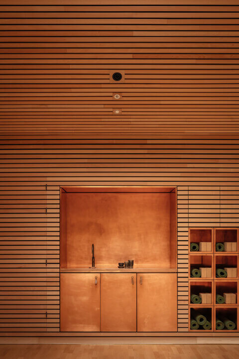 Rammed Earth Yoga Studio - More Sports. More Architecture.